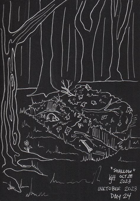 Inktober 2023 Day 24 Shallow By Jadewik On Deviantart