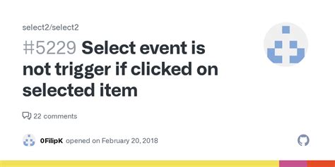 Select Event Is Not Trigger If Clicked On Selected Item Issue