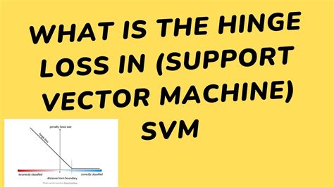 what is the hinge loss in svm in machine learning data science