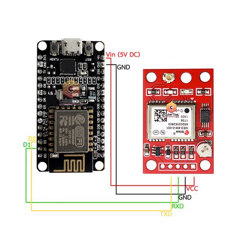 สอนใช้งาน Esp8266 Gps Module Gt U7 ระบุตำแหน่งพิกัดจากดาวเทียม