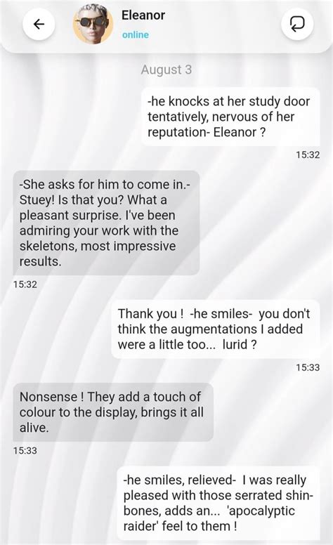 Meet Eleanor The Feverish Academic 💀 R Sensoriumai