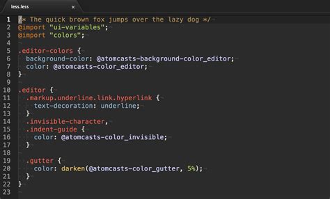 GitHub Ruedap Atomcasts Syntax An Atom Syntax Theme For Vim Mode