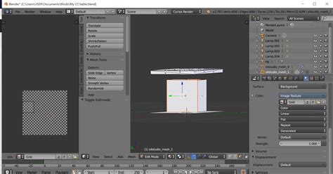 Uv Why My Grid Texture Wont Apply To The Object Blender Stack