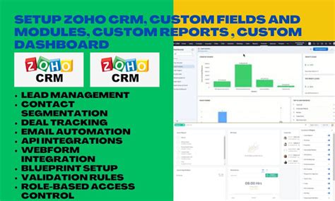 Setup Zoho Crm Custom Fields And Modules Custom Reports Custom