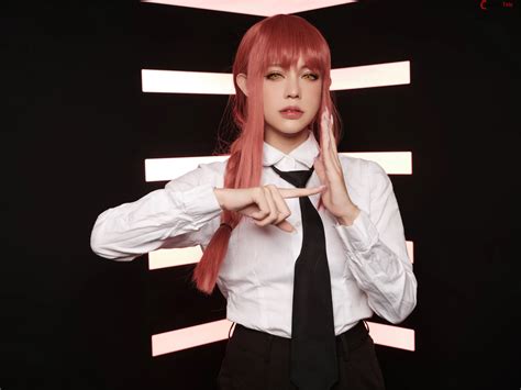 Pingping Cosplay Makima Chainsaw Man 31 Photos Cosplaytele