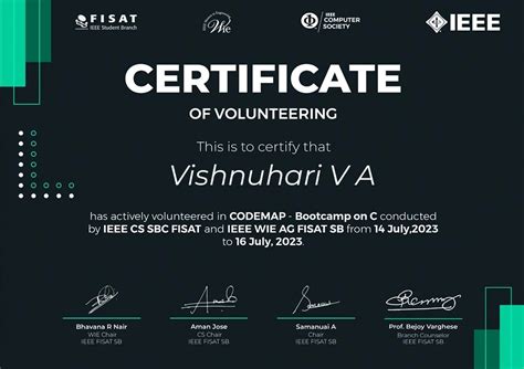 vishnuhari v a on linkedin coding cprogramming ieee fisat