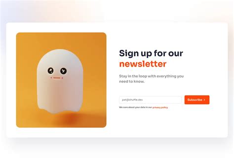 Bootstrap Newsletter Components