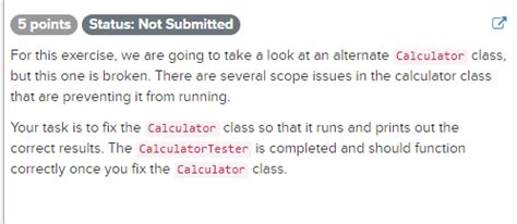 Solved I Need Help On Java Nitro Broken Calculator Chegg
