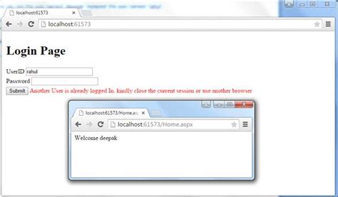 how to prevent session overlapping in browser through new tab or window