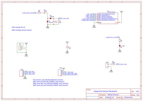 Capacitive Sensor OSHWLab