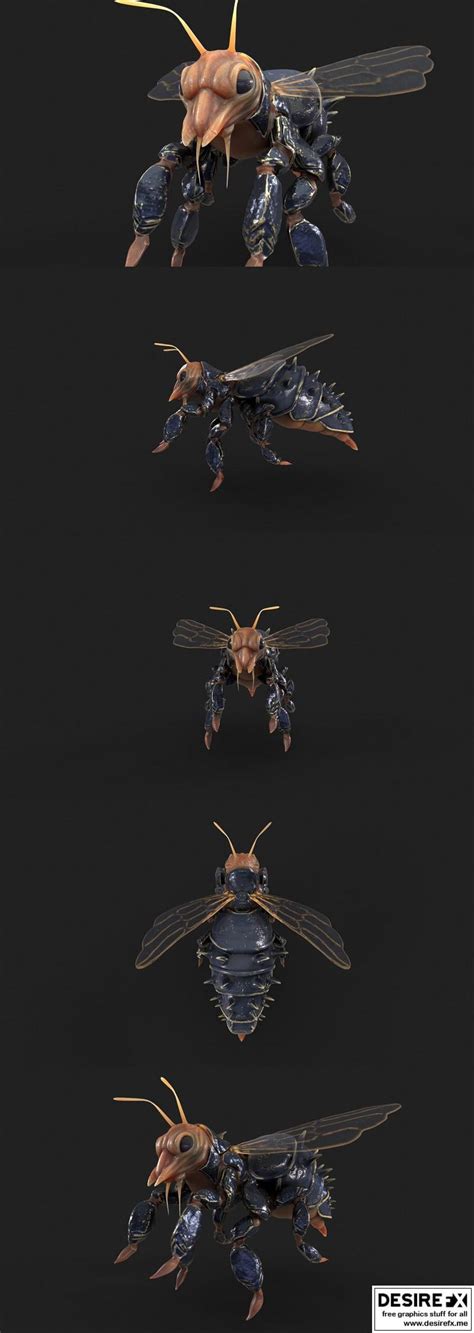 Desire Fx 3d Models Bee Armor