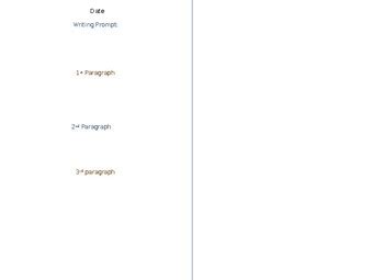 Editable Journal Template Creative Writing By CreationsbyLaurie TPT