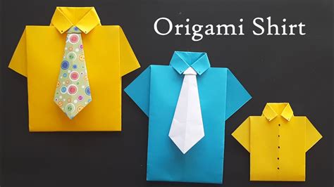 Origami Shirt Camisa De Origami O S Mi Origami Kemeja Origami Crafts Papercrafts