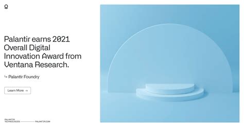 Palantir Technologies On Linkedin See Why Palantir Foundry Was Selected As The Overall Winner