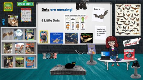 Bitmoji The Big Green Bookshelf