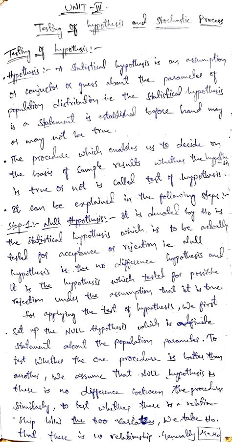 P S UNIT 4 Notes Computer Science Engineering Studocu
