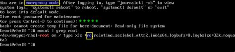 How To Boot Rhel 87 Into Emergency Mode 2daygeek
