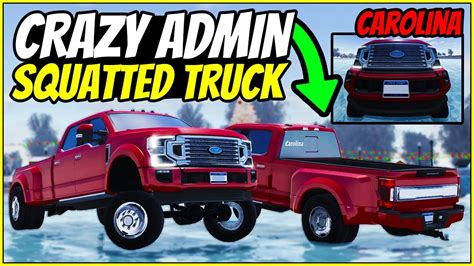 DRIVING A SQUATTED ADMIN TRUCK In Greenville Roblox YouTube
