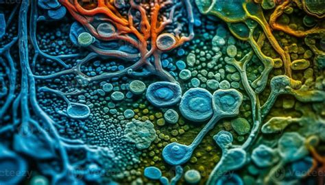 High Scale Magnification Reveals Abstract Molecular Structure Of Cancer