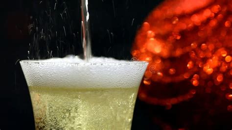 Spilling A Glass Of Champagne Stock Footage Video Of Merry Celebrate