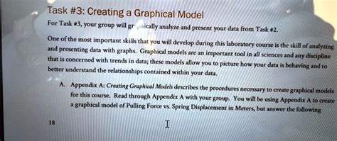 Solved Task 3 Creating A Graphical Model For Task 3 Your Group Will Graphically Analyze And