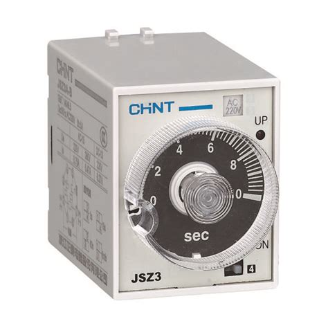 Chint正泰 Jsz3a B Ac220v 时间继电器 通电延时、多档式 正泰时间继电器