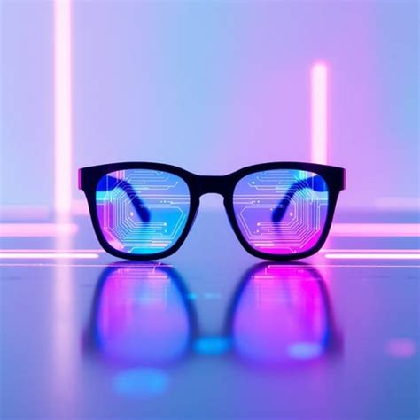 Free Neon Tech Glasses Image Download At Stockcake