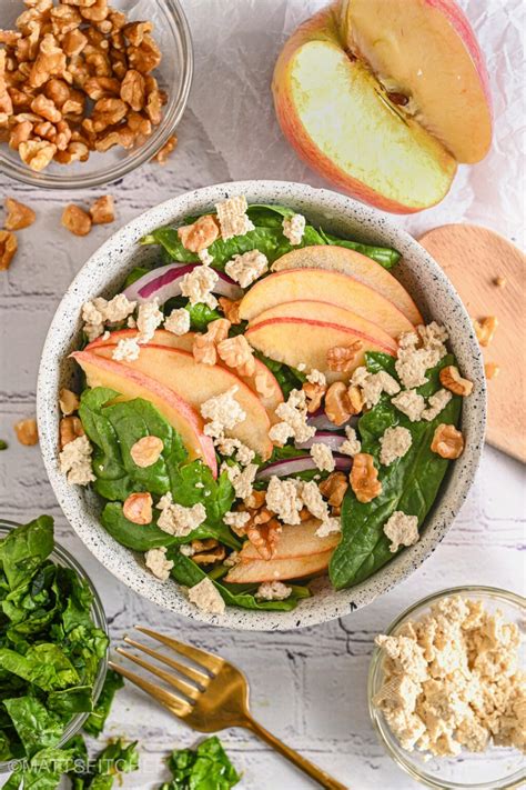 Best Easy Spinach Salad With Apple
