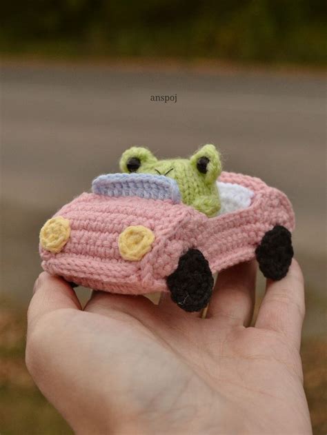 🐸🚘 Frog in the car ️ лягушка в машине | Crochet car, Crochet, Fun ...