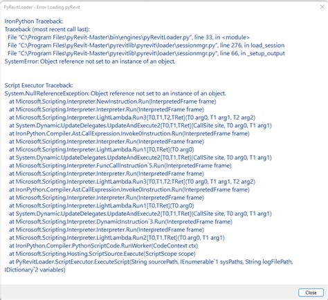 Pyrevit Wont Work After Installing On Windows 11 Runtime Pyrevit