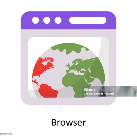 브라우저 벡터 플랫 아이콘 디자인 그림입니다 흰색 배경에 기호 Eps 10 파일 0명에 대한 스톡 벡터 아트 및 기타 이미지 0명 개념 검색 Istock