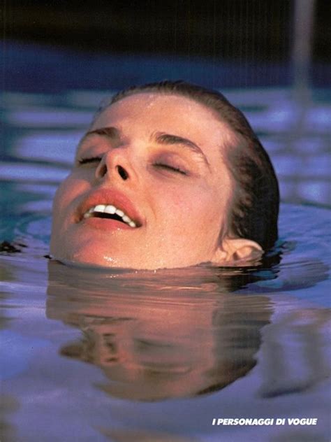 Nastassja Kinski Pour Vogue Italie 1982 Grazia Wet Look 1980s Nostalgia