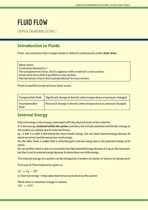 Lecture Notes PDFs S Chemeng FLUID FLOW Page Created With Publitas