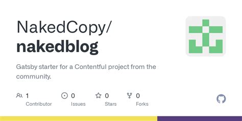 GitHub NakedCopy Nakedblog Gatsby Starter For A Contentful Project From The Community