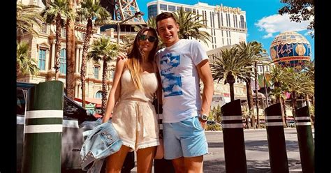 Charlotte Pirroni et Florian Thauvin à Las Vegas le 22 juin 2019