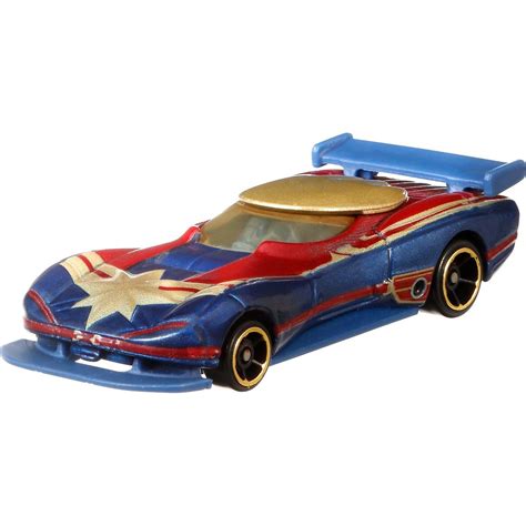 Carrinho Hot Wheels Marvel Capitã Marvel Captain Marvel Fyv04