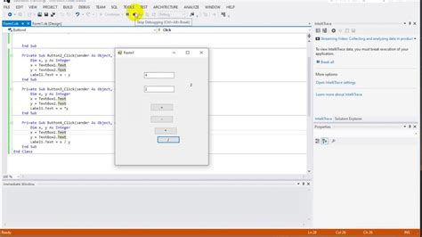 Simple Calculater By Visual Basic Vb الحاسبه بسيطه بالفيجول بيسك
