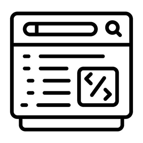 Premium Vector Unique Design Icon Of Web Coding