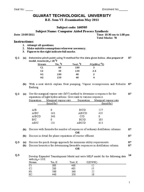 160511 160505 Computer Aided Process Synthesis Pdf Energy Technology Chemical Engineering