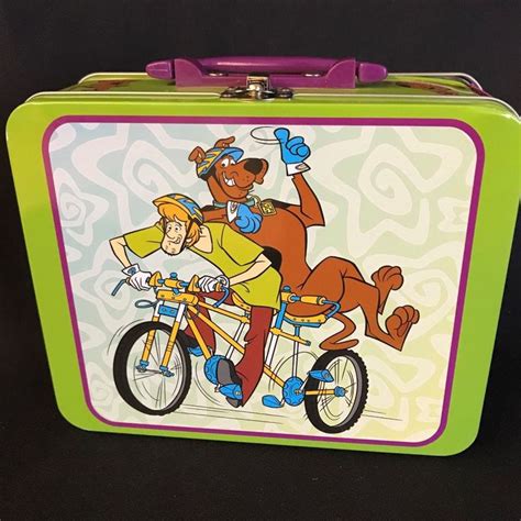 Scooby Doo Hanna Barbera 100 Piece Puzzle Lunch Box Metal Tin Container