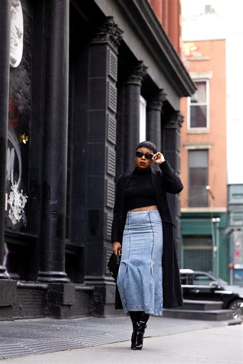The Ultimate Guide To Wearing Denim Skirts Tips And Outfit Ideas
