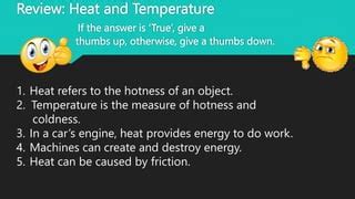 LESSON PLAN HEAT POWERPOINT PRESENTATION PPTX