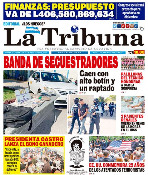 Banda De Secuestradores Diario La Tribuna