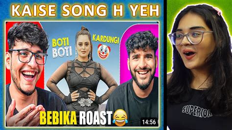Bebika Dhurve The Tuntun Mausi Roast Ft Fukrainsaan Reaction