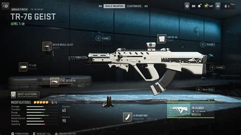 Best Tr 76 Geist Loadout In Mw2 And Warzone Attachments Perks