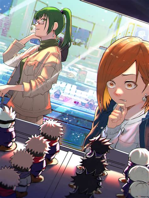 Jujutsu Kaisen Maki Zenin Nobara Kugisaki K Wallpaper Download