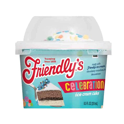Celebration Ice Cream Cake Cup 85 Oz Friendlys®