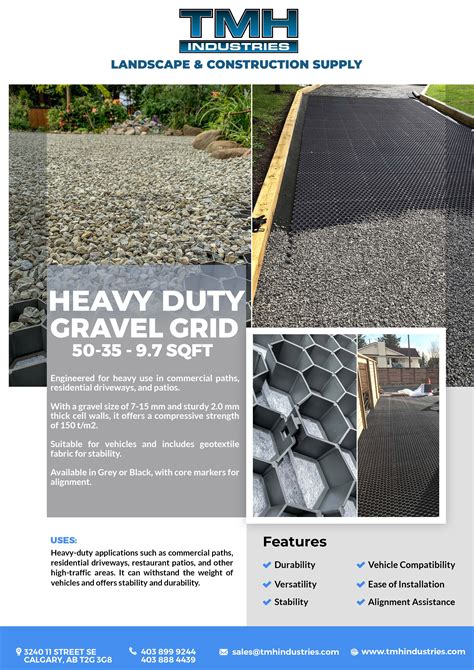 Tmh Industries Gravel Grid Solutions In Calgary Alberta