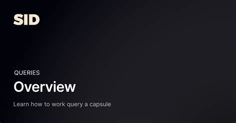 Overview Documentation