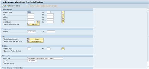 REISCDBD SAP Tcode Info System Conditions For RO